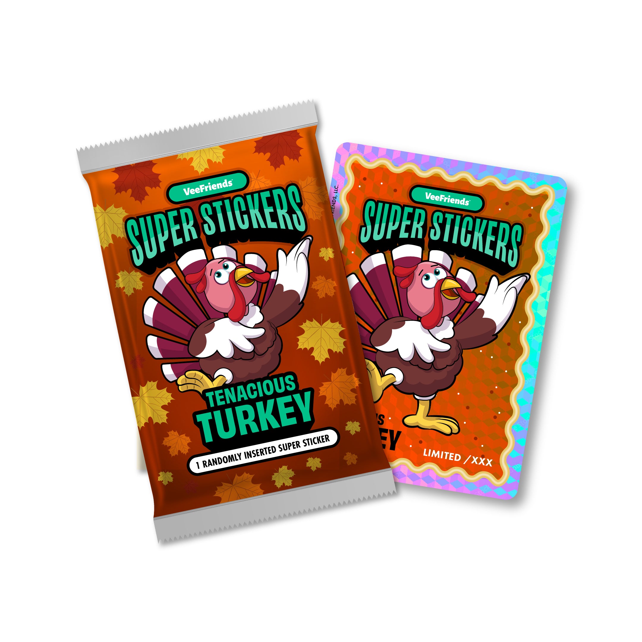 Tenacious Turkey Super Stickers – VeeFriends