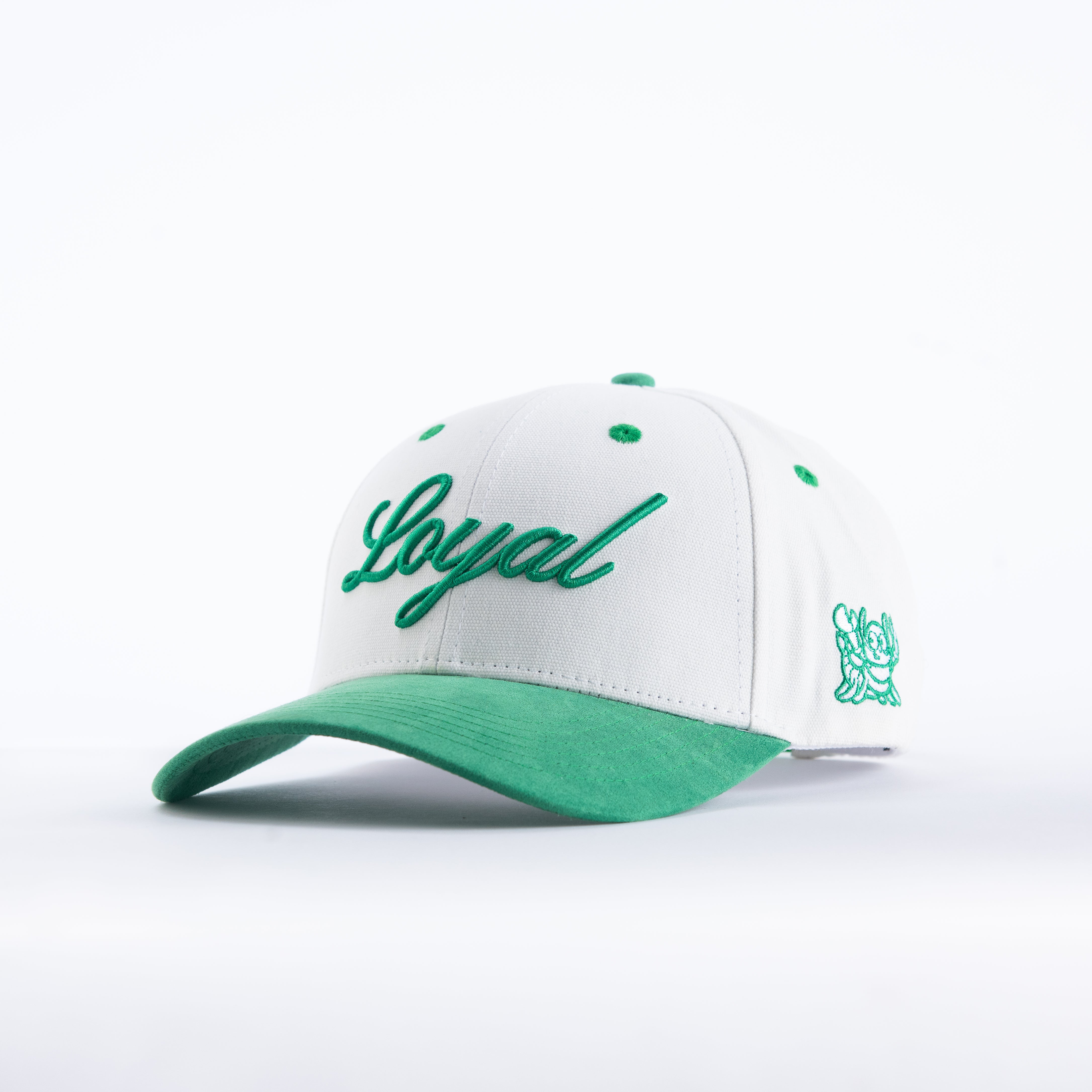 "Loyal" Lobster Cap in Spotlight White with Kelly Green - Sold Out ...