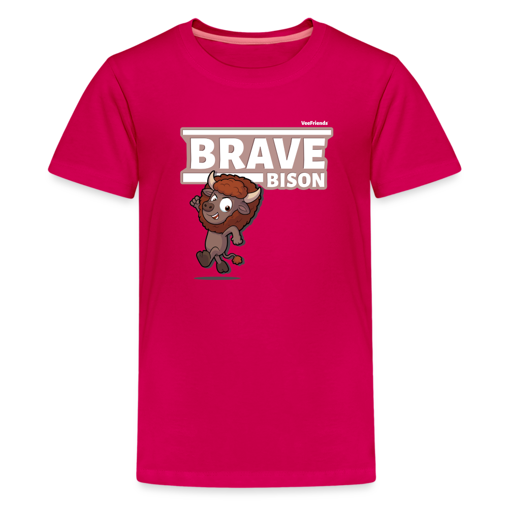 Brave Bison Character Comfort Kids Tee – VeeFriends